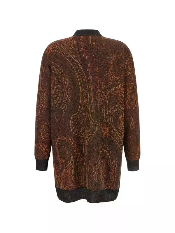Etro Paisley Jacquard Cardigan