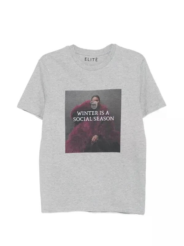 ELITE Graphic-print T-shirt - Grey