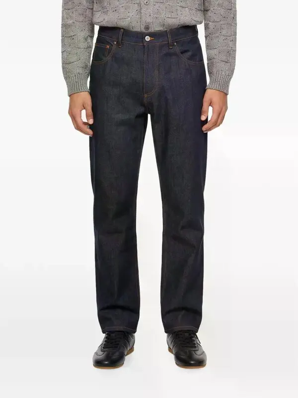 You Must Create Bez Contrast-stitch Jeans