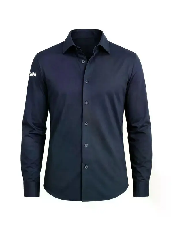 SLAM Logo-print Button-up Shirt