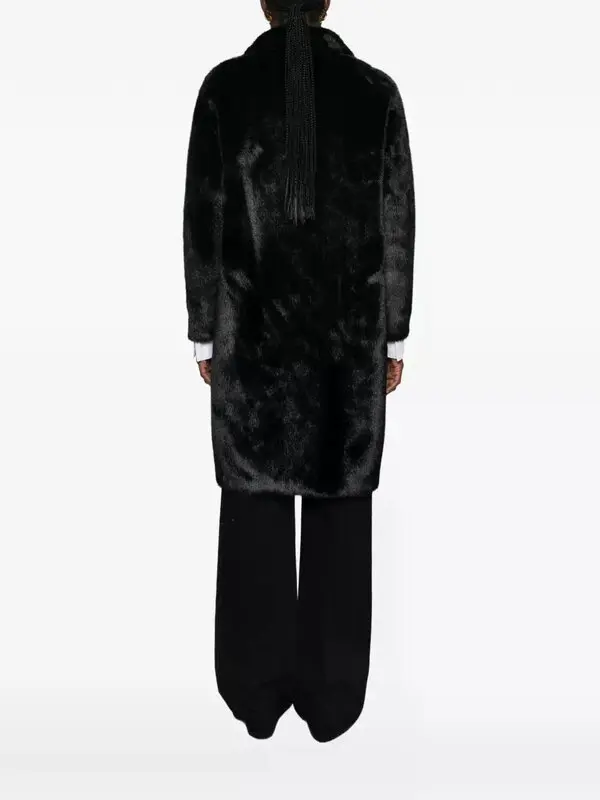 BETTA CORRADI Faux-fur Notch-lapel Coat