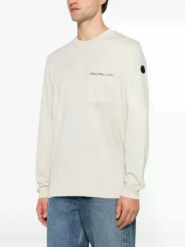 Moncler Logo-print Long-sleeves T-shirt