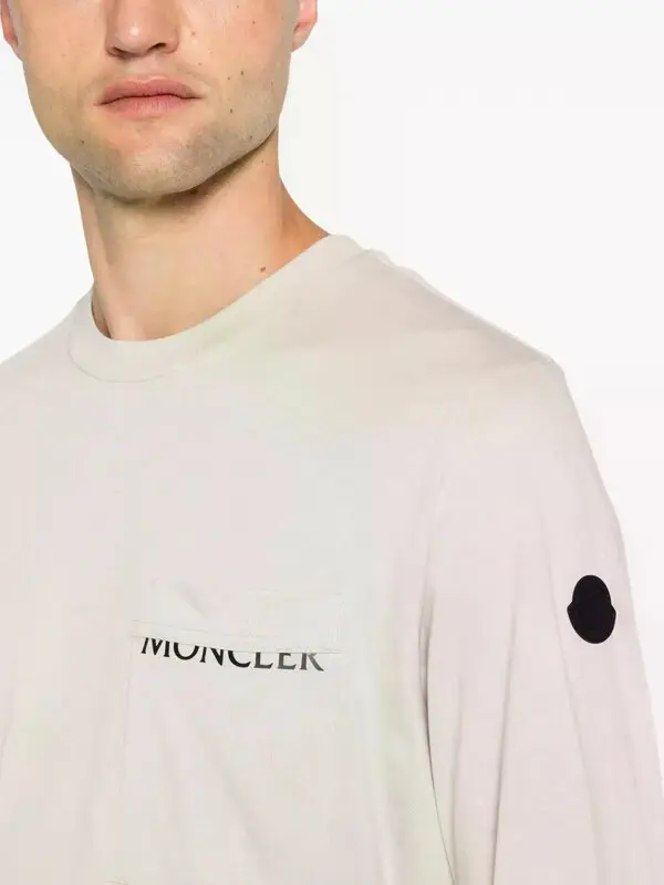 Moncler Logo-print Long-sleeves T-shirt