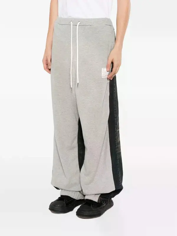 Mihara Yasuhiro Combined Sweat Denim Pants