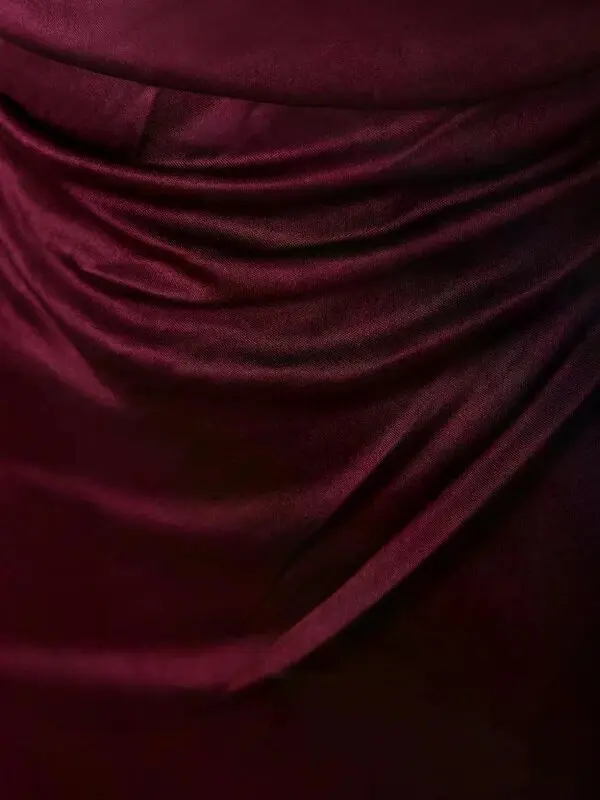 DANAME Off-shoulder Ruched Maxi Dress