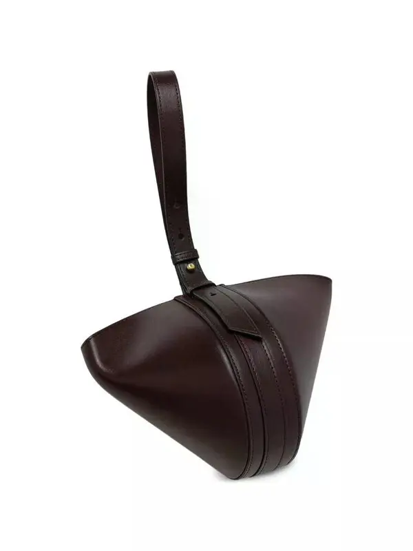 Victoria Beckham Portofino Dia Ribbed-hardware Tote Bag - Brown