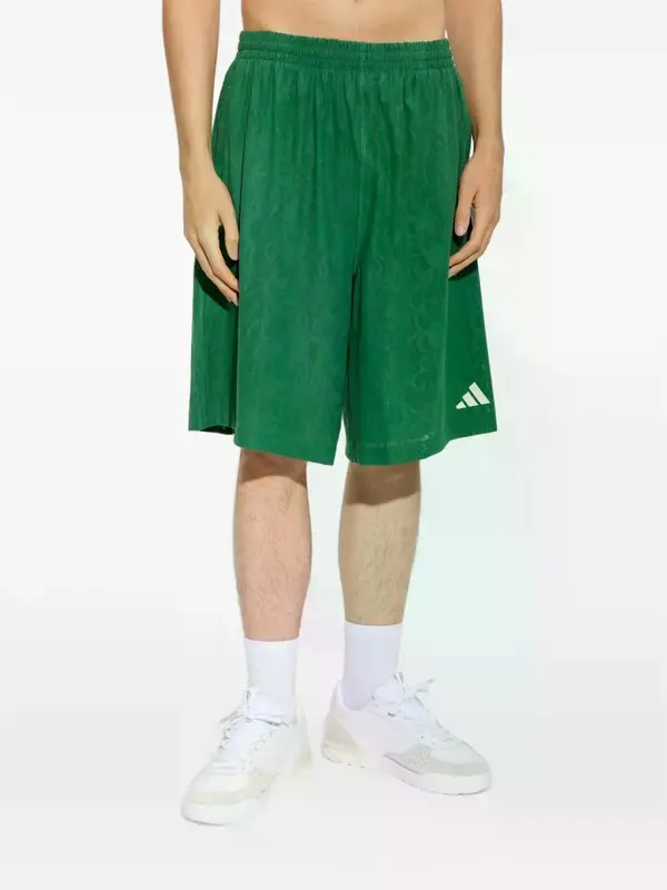 Adidas X Arte Antwerp Engineered Lace Mesh-patterned Shorts