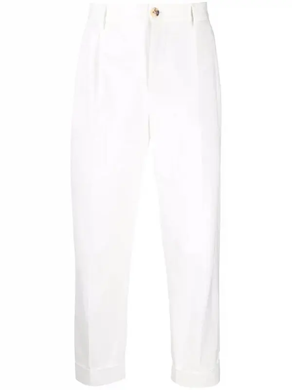 Brunello Cucinelli Dart-detail Straight-leg Trousers