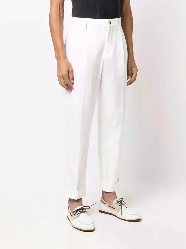 Brunello Cucinelli Dart-detail Straight-leg Trousers