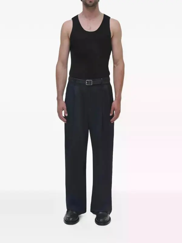 Simkhai Wilson Wide-leg Pleated Trousers
