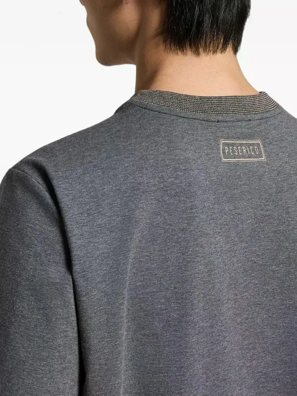 Peserico Logo-patch Crew-neck T-shirt