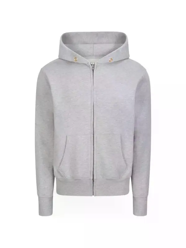 LES TIEN Cropped Zip-up Hoodie