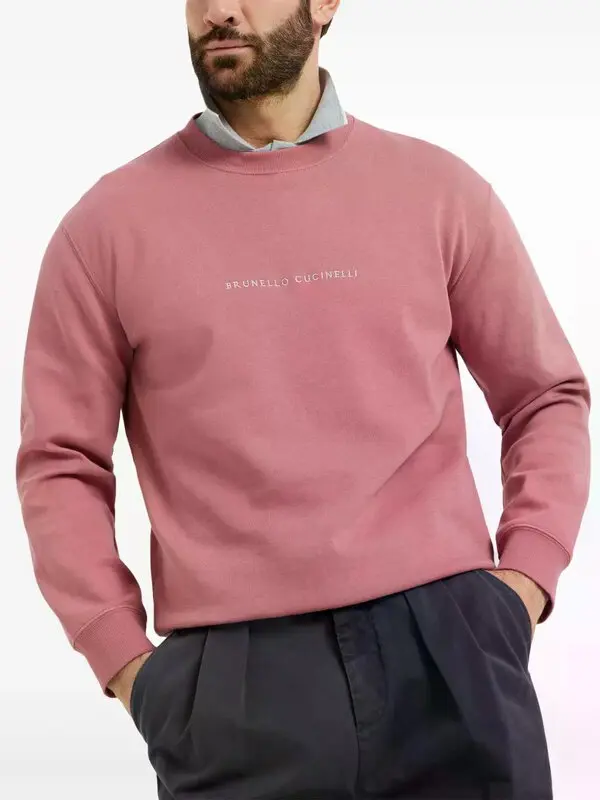 Brunello Cucinelli Logo-embroidered Sweatshirt
