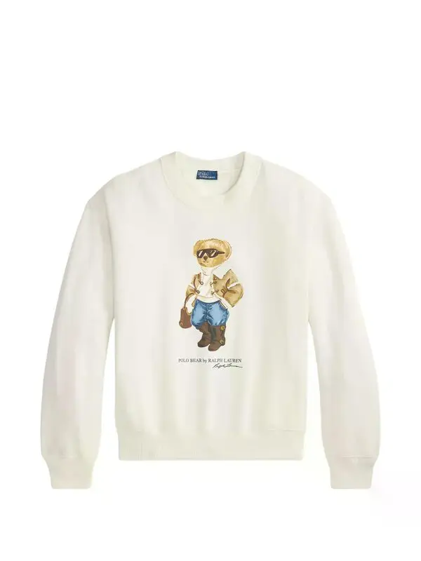 Polo Ralph Lauren Polo Bear Graphic Sweater - Neutrals