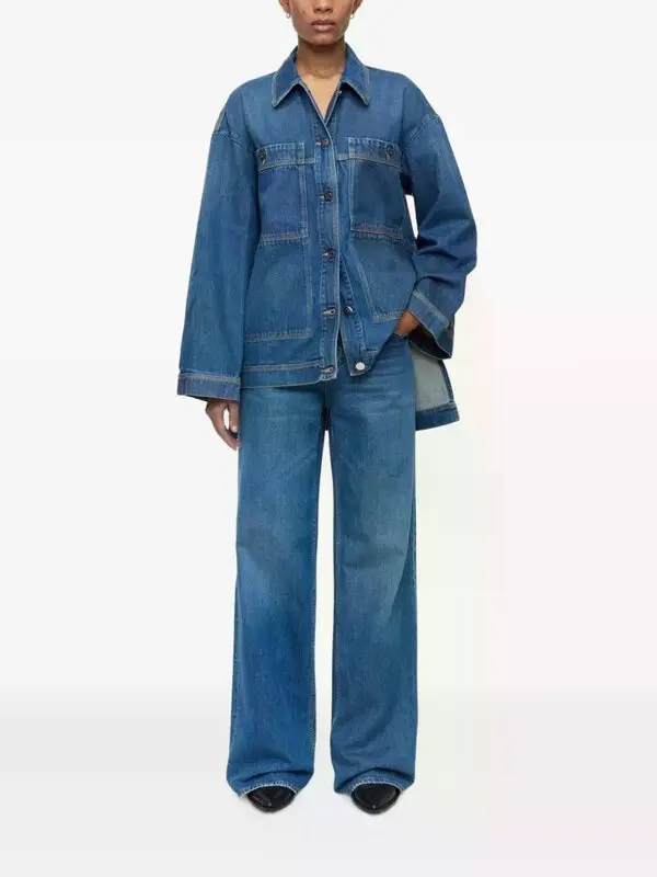 Closed Side-tie Denim Shirt