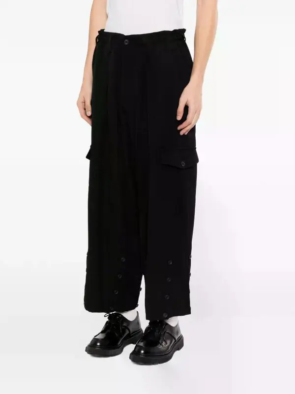 Yohji Yamamoto Hem Button Cargo Pants