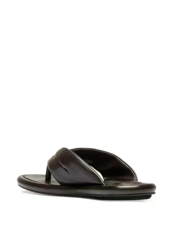 Officine Creative Estens 112 Padded Leather Sandals - Brown