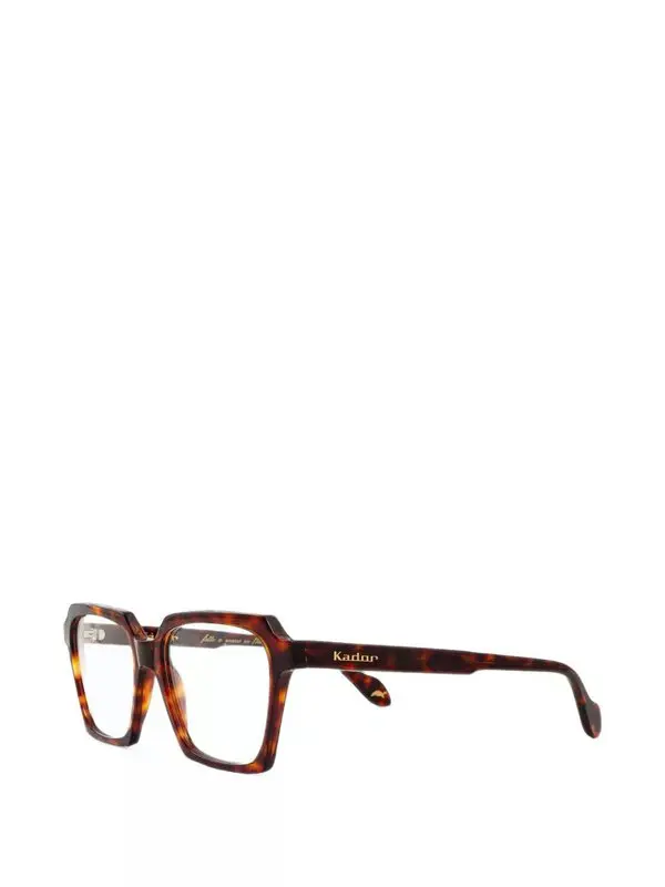 Kàdor Kallima Geometric-frame Glasses - Brown