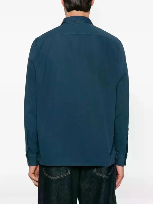 Paul Smith Organic-cotton Shirt Jacket - Blue