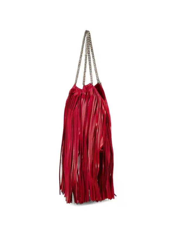 Stella McCartney Falabella Fringe Drawstring Shoulder Bag