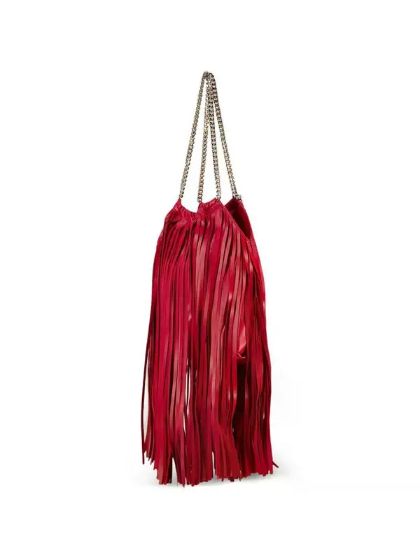 Stella McCartney Falabella Fringe Drawstring Shoulder Bag