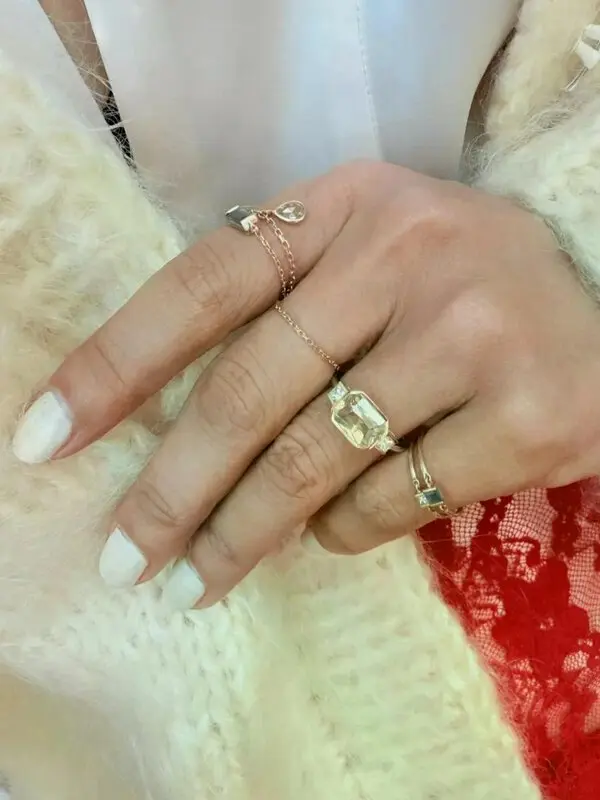 YI COLLECTION Forever Chrysoberyl And Diamond Ring