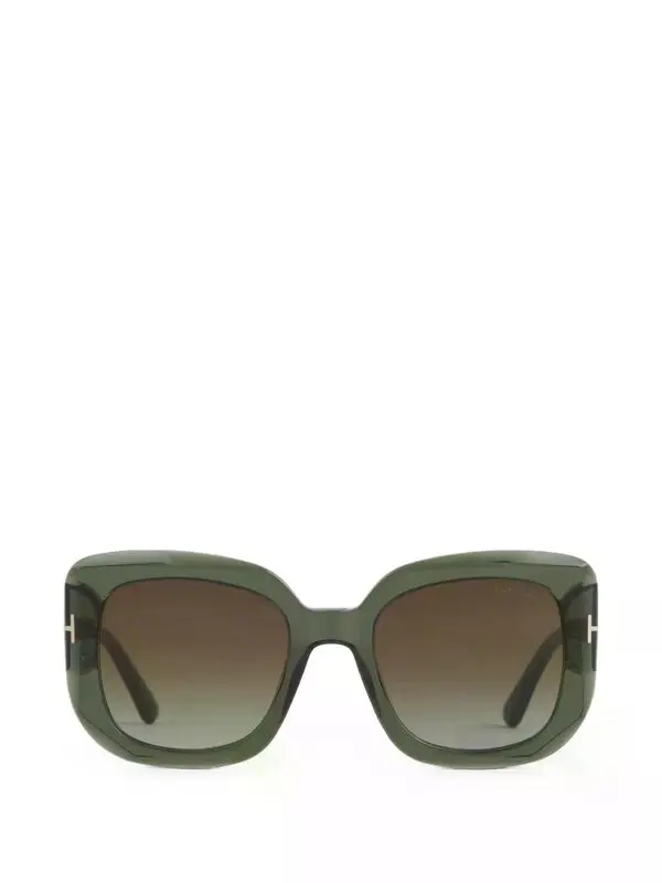 TOM FORD Square-frame Sunglasses - Green