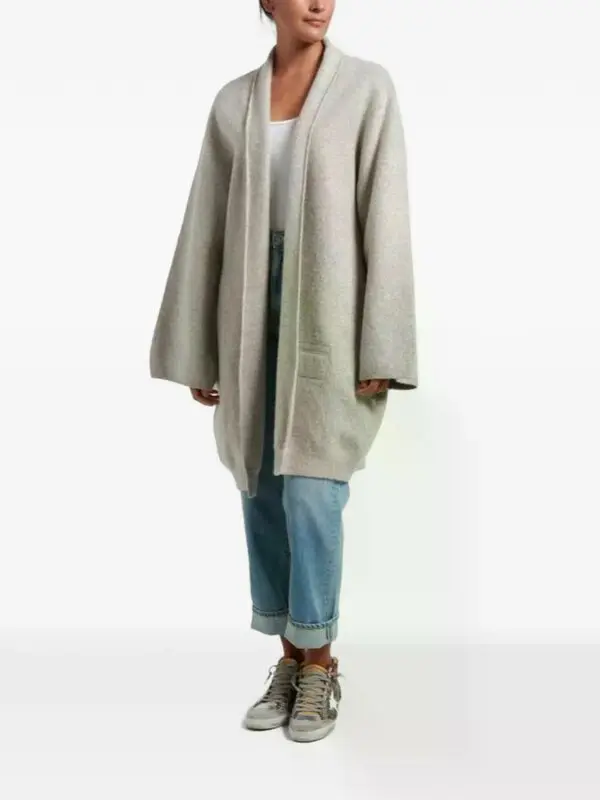 Frenckenberger Felted Open-front Coat