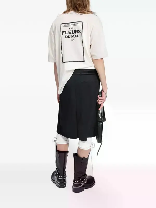 ANN DEMEULEMEESTER Slogan-print T-shirt