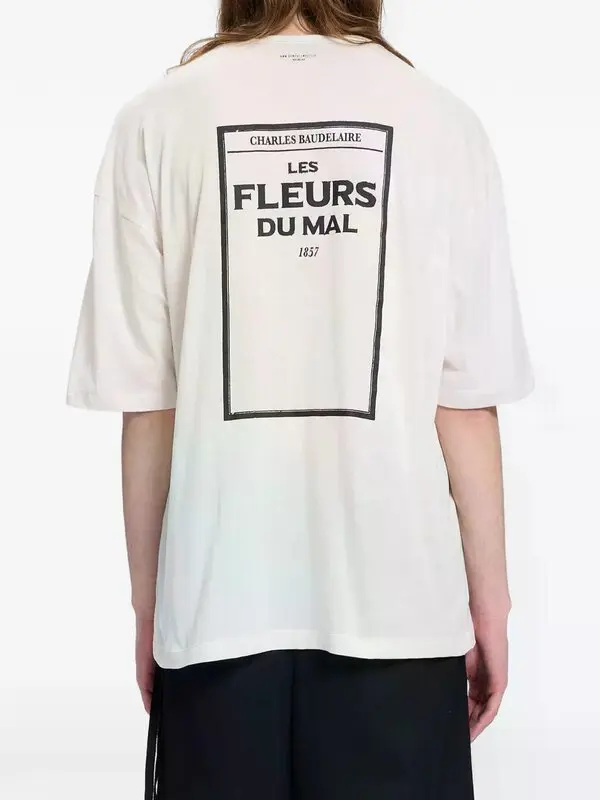 ANN DEMEULEMEESTER Slogan-print T-shirt