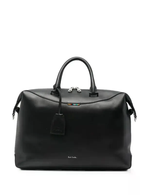 Paul Smith Signature-stripe Leather Briefcase