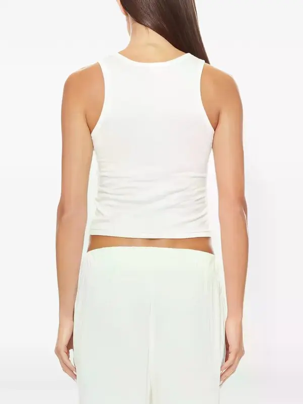 Eterne Fitted Cropped Tank Top