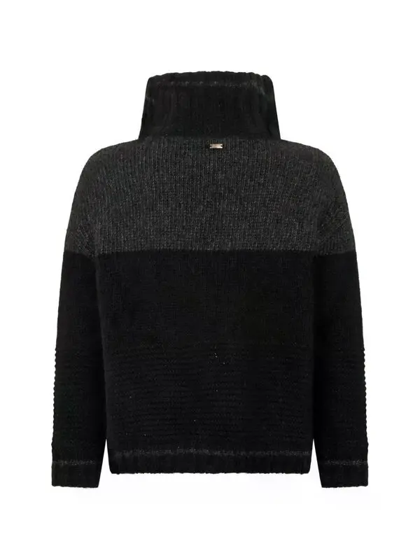 Herno Sequin-embellished Funnel-neck Cardigan