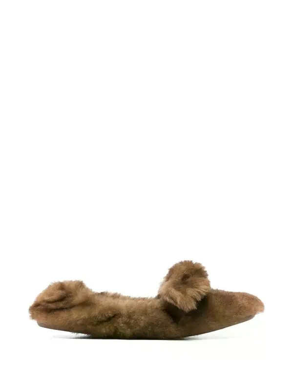 Zimmermann Shearling Ballet Flats
