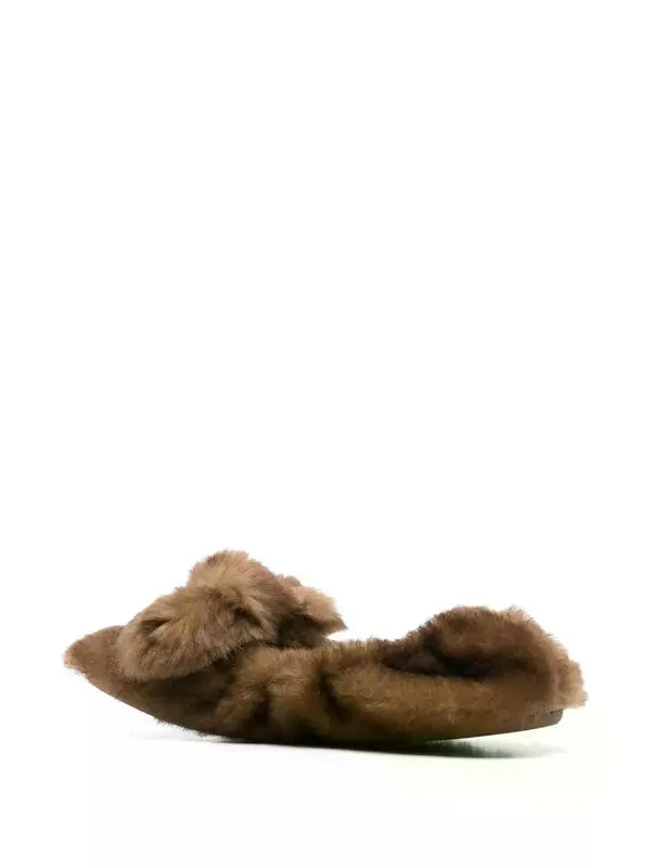 Zimmermann Shearling Ballet Flats