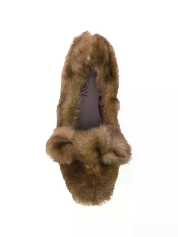 Zimmermann Shearling Ballet Flats