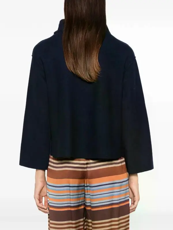 NIU High-neck Long-sleeve Sweater