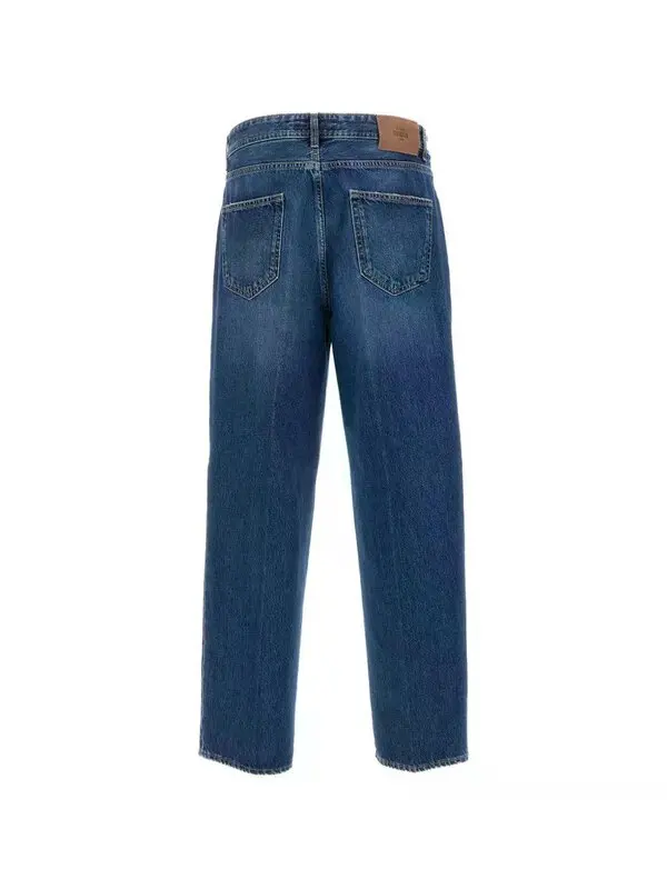 BRIGLIA 1949 Faded Straight-leg Jeans
