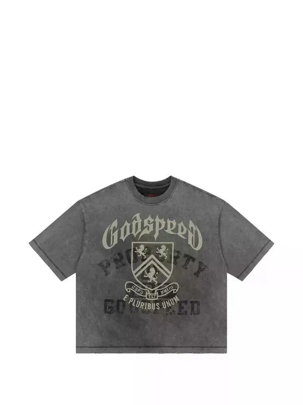 GODSPEED Collegiate Logo-print T-shirt