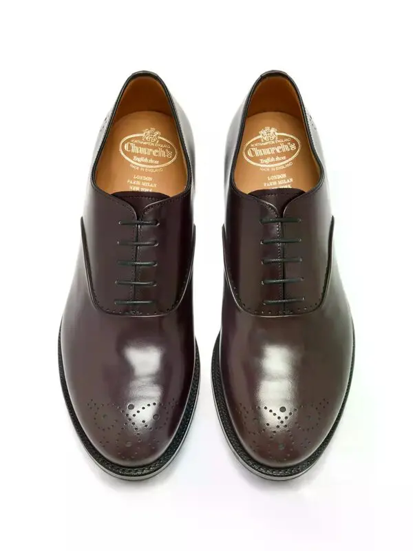 Church's Skipton Perforated Leather Derby Shoes