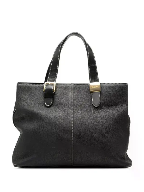 Burberry 20th Century Leather Tote Bag