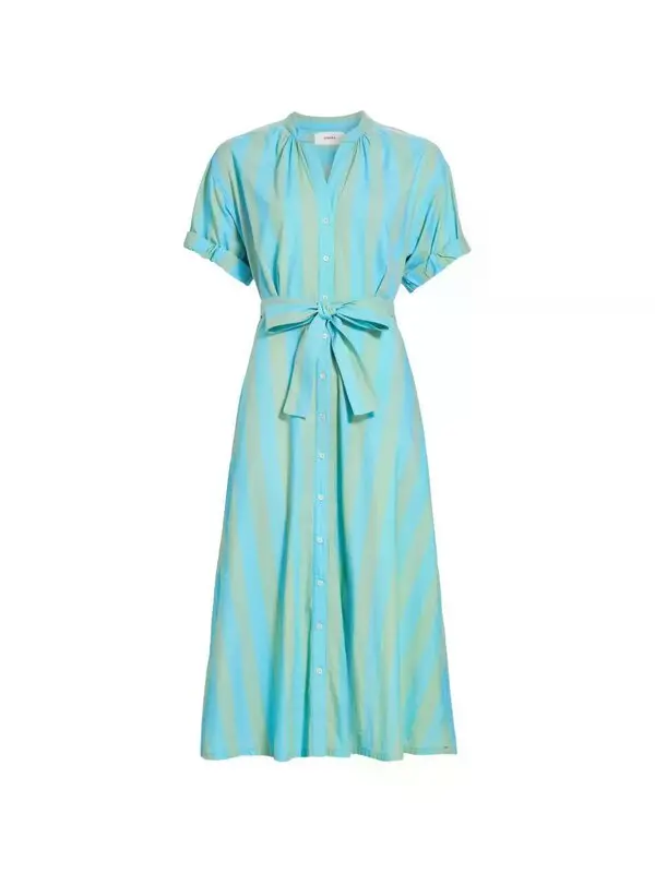 Xirena Liora Striped Cotton-poplin Dress