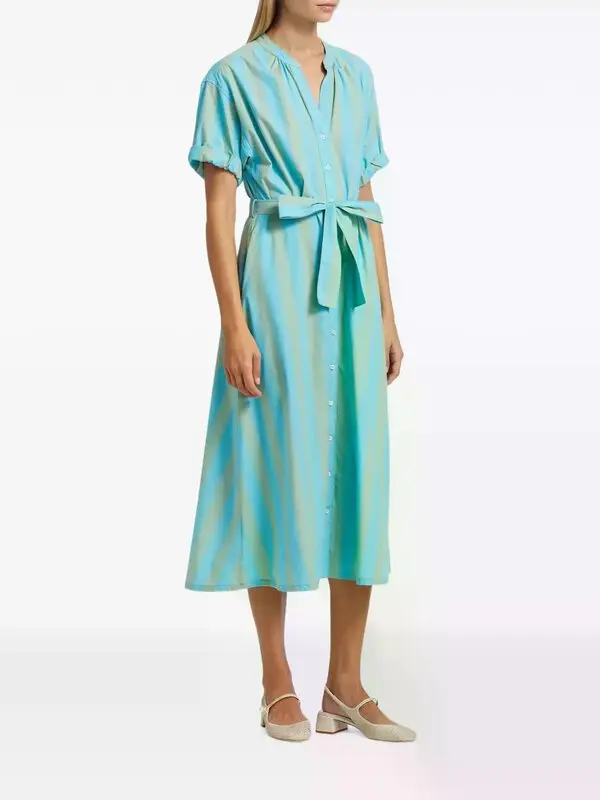 Xirena Liora Striped Cotton-poplin Dress