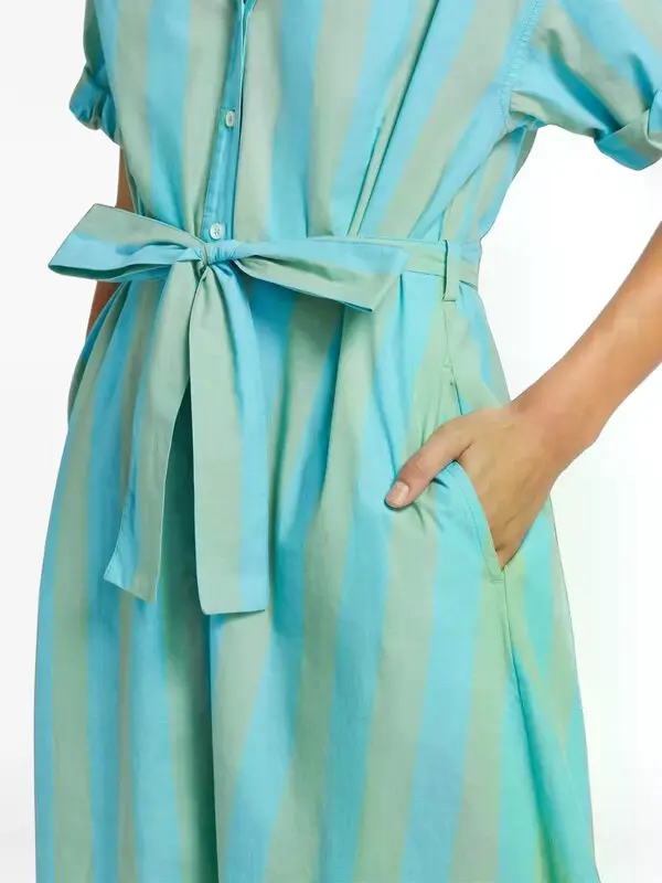 Xirena Liora Striped Cotton-poplin Dress