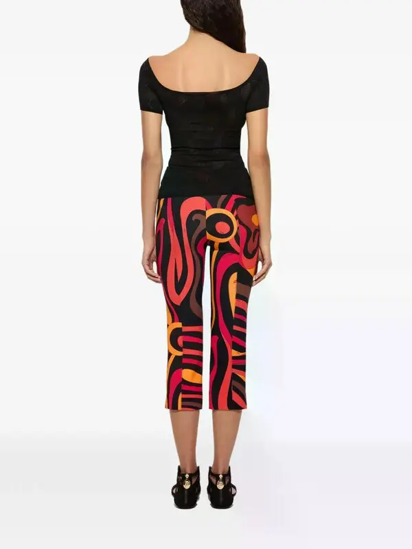 Emilio Pucci Marmo-print Capri Pants