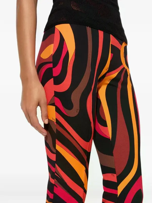 Emilio Pucci Marmo-print Capri Pants