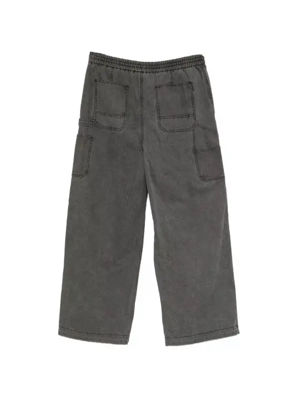 JUUN.J Ripstop-textured Panelled Trousers