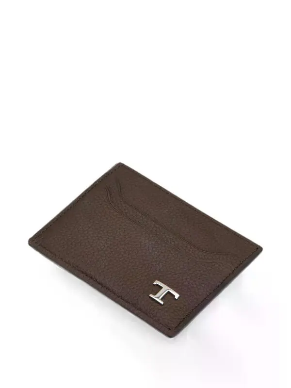 TOD'S Card Holder In Leather - Brown