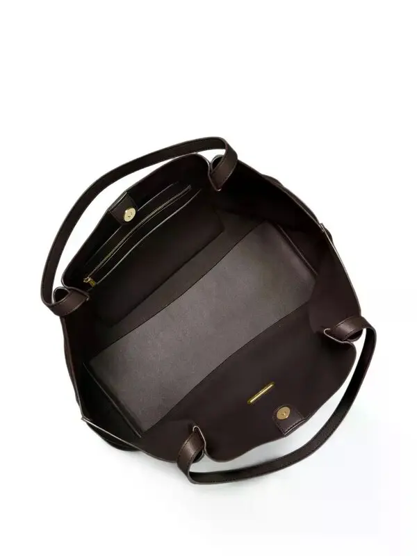 Michael Kors Logo-charm Pebbled Leather Tote Bag