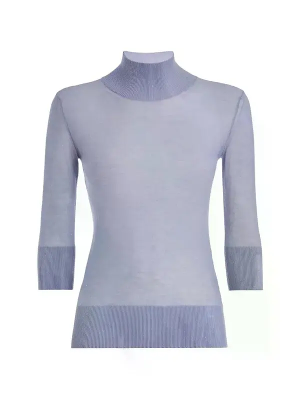 GENNY High-neck Long-sleeve Top